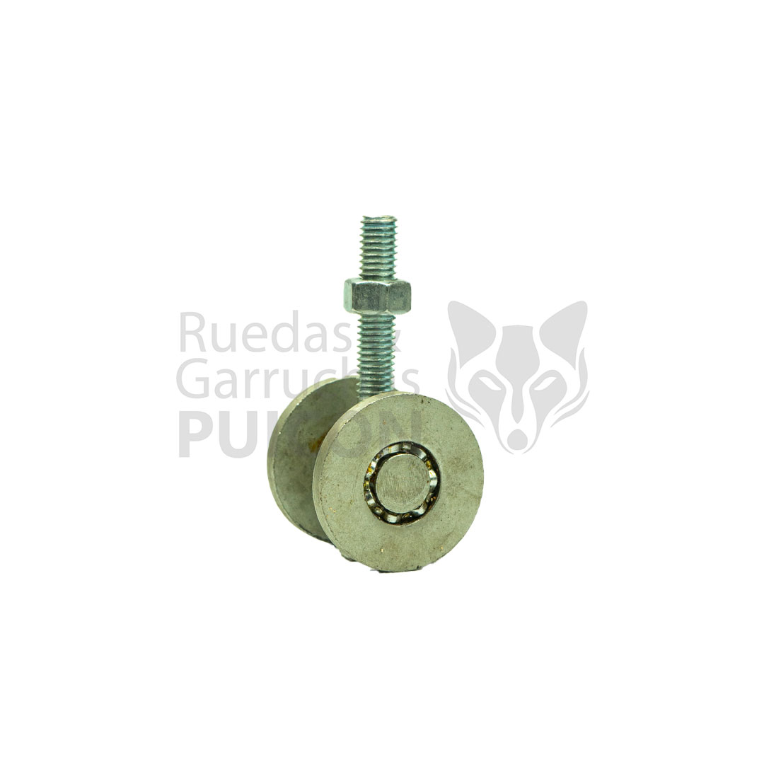 Garrucha de dos ruedas con vías semi pesadas para portón 2″ – Ruedas y ...