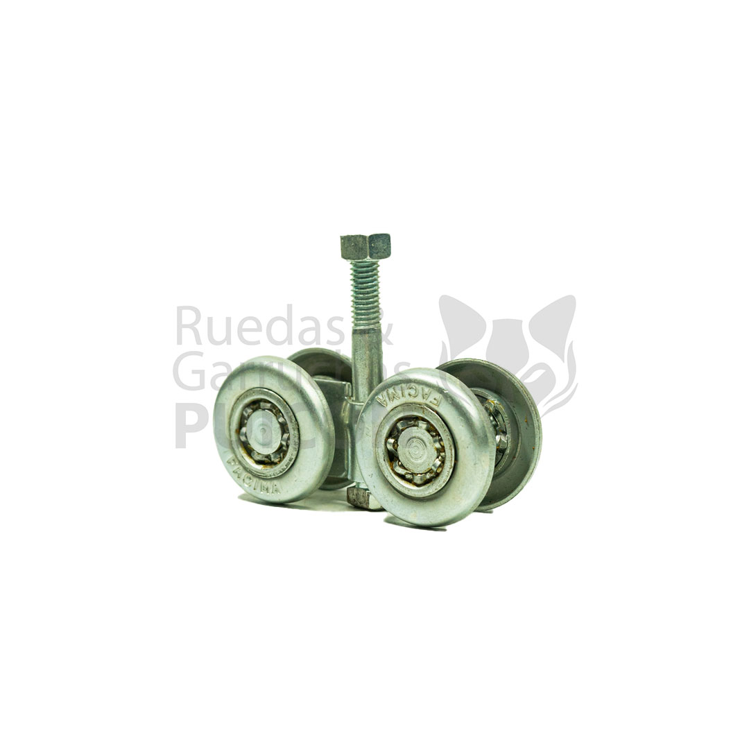 Garrucha de 4 ruedas liviana para portón Stanley 2″ – Ruedas y ...